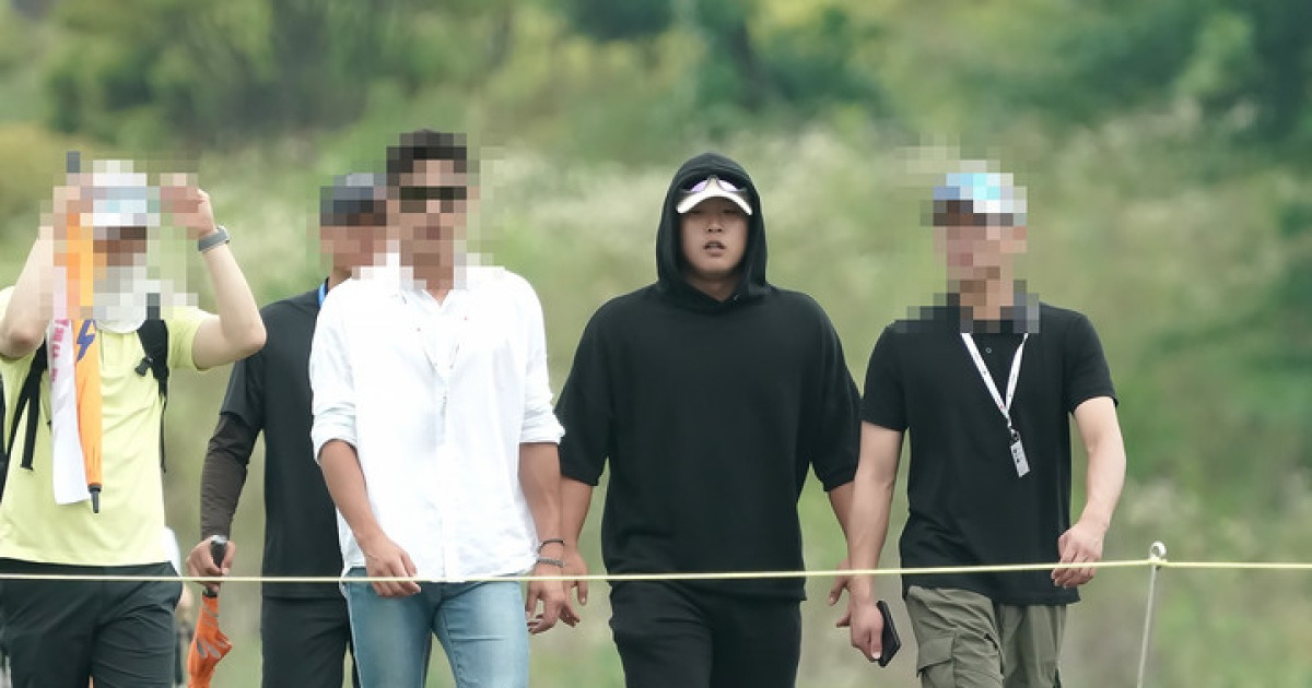 [mhn포토] KT 강백호, 윤이나 응원 왔어요