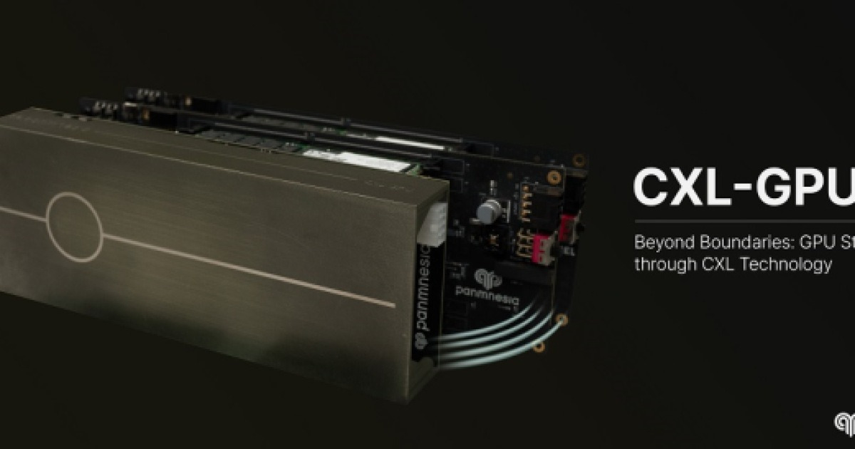 KAIST, AI반도체 메모리 한계 극복 ‘CXL-GPU’ 개발