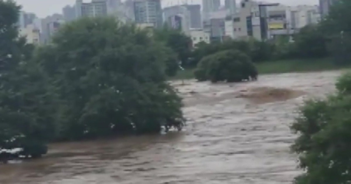 대전 중구 가장교 침수