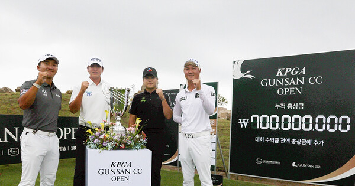 선전을 다짐하는 남자골프 간판 스타들 [KPGA 군산CC 오픈]