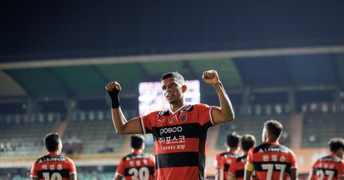 포항 선두 이끈 오베르단, 린가드 밀어내고 K리그1 22R MVP!...베스트 매치는 김천vs수원FC