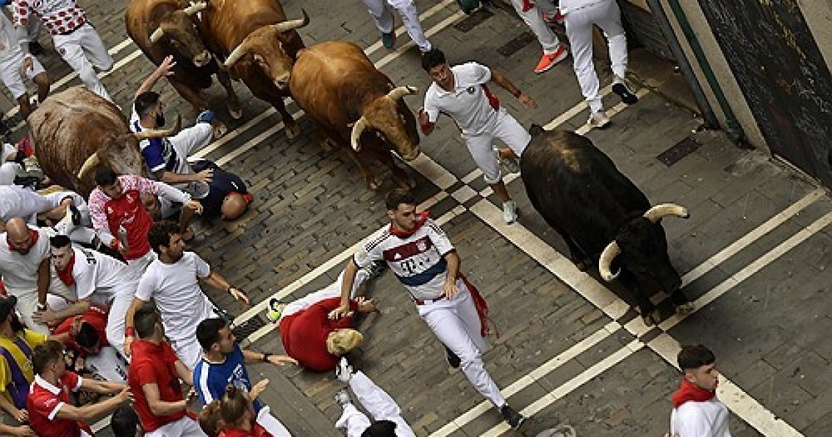 Spain Running of the Bulls