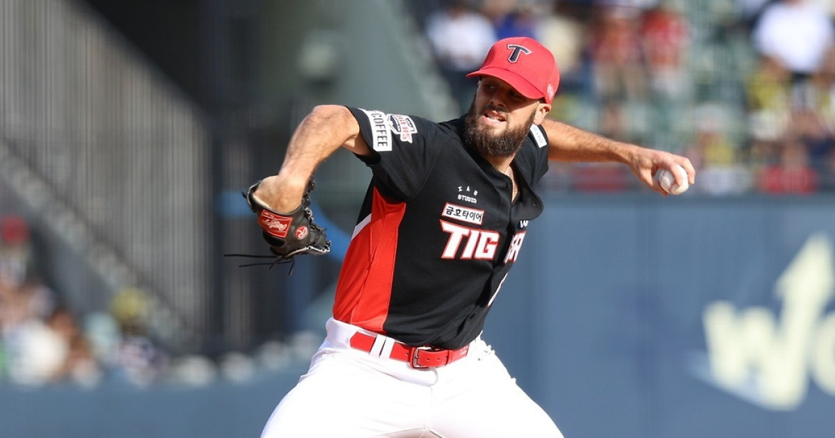 알드레드, 6⅔이닝 9K 무실점…KIA, LG 꺾고 파죽의 6연승(종합)