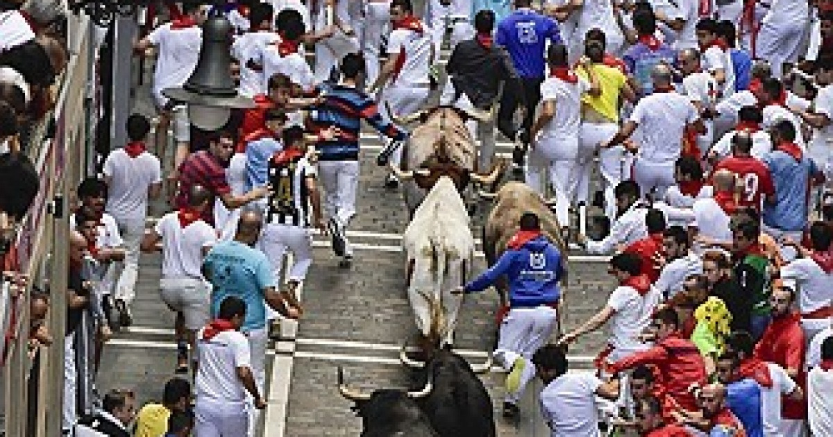 Spain Running of the Bulls