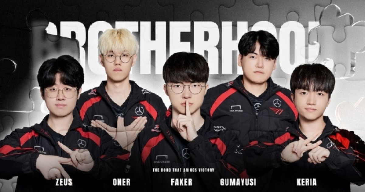 '3세트 가자고!'…T1, 10분 만에 경기 터뜨리며 2세트 승리…세트스코어 1대1 (LCK)