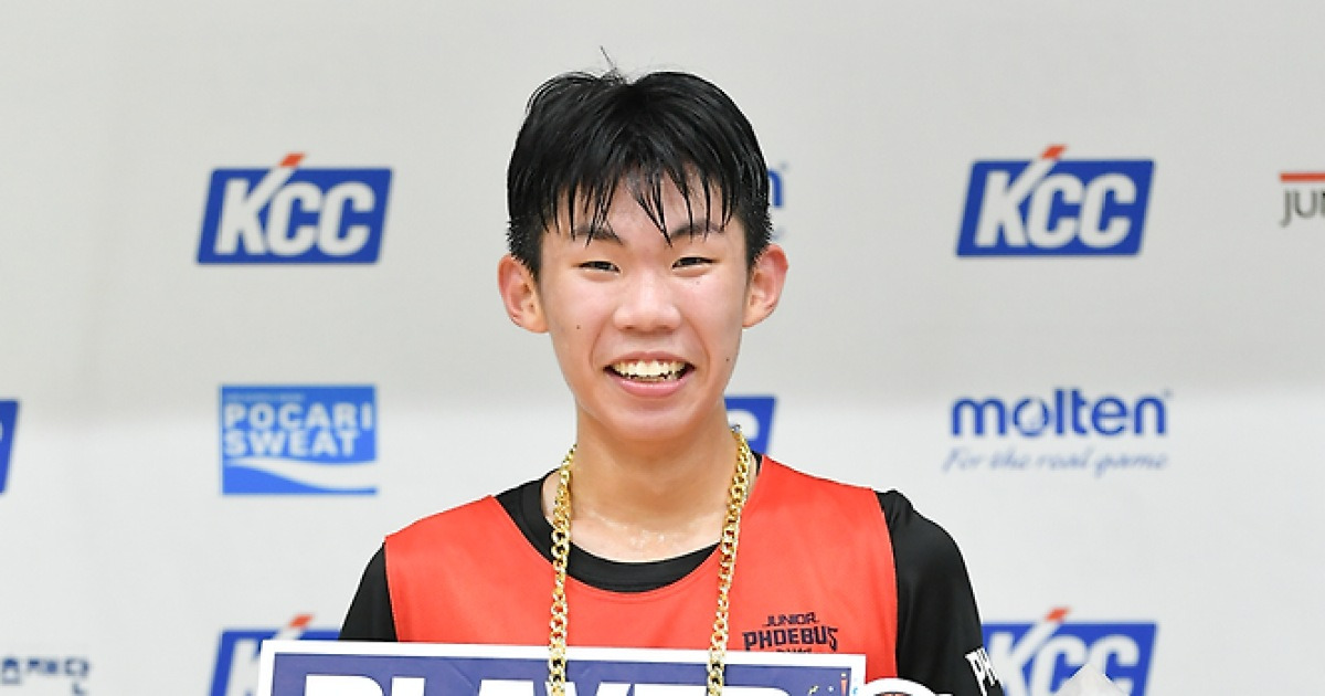 [KBL유스컵] 현대모비스 U14 조성빈이 등번호 11번을 택한 이유 "이우석 선수를 좋아한다"