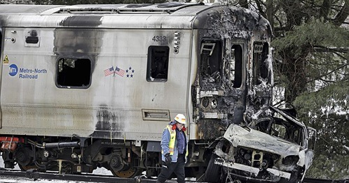 Train SUV Collision