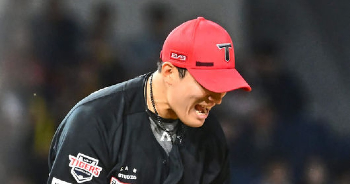 "무슨 공인지 기억이…" 삼진 당한 타자도 엄지 척, KIA에 '153km' 군필 선발까지 등장