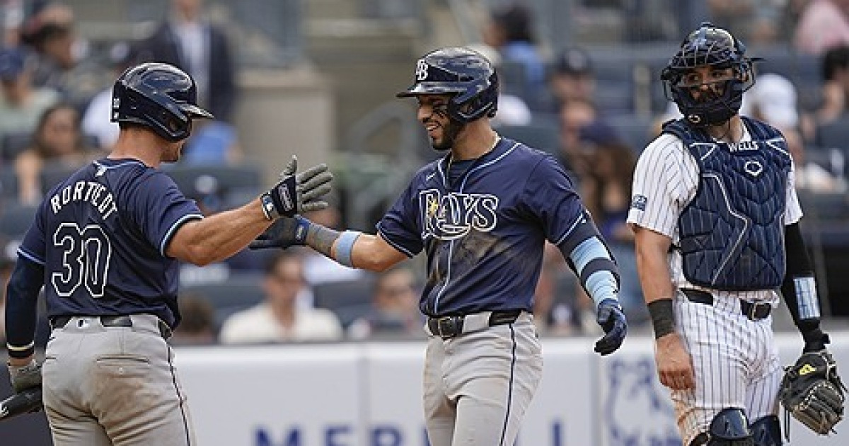 Rays Yankees Baseball