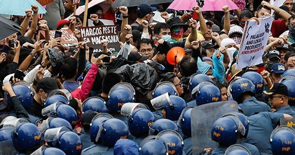 PHILIPPINES PROTEST STATE OF THE NATION ADDRESS