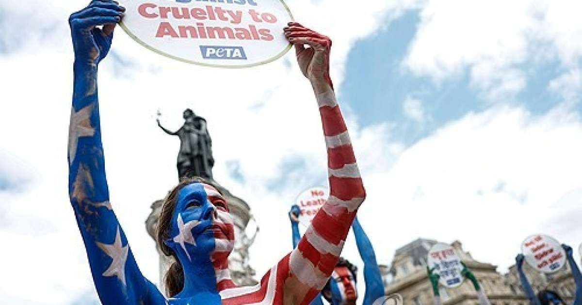 FRANCE PROTEST PETA