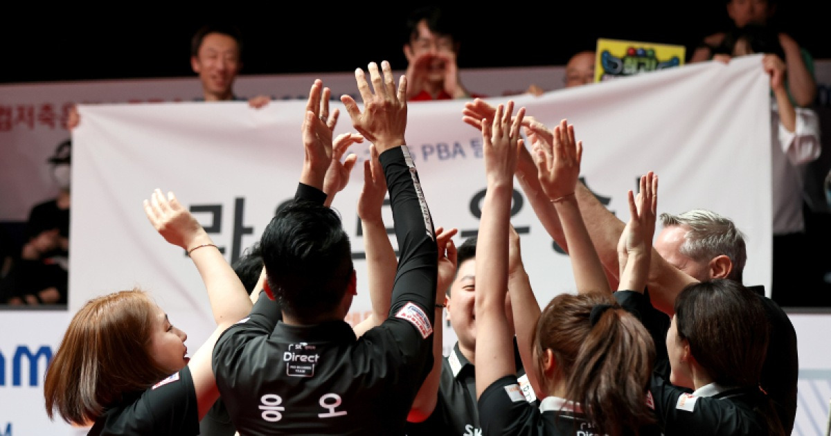 SK렌터카, PBA 팀리그 1라운드 우승→PS 진출 확정…에디 레펀스 MVP