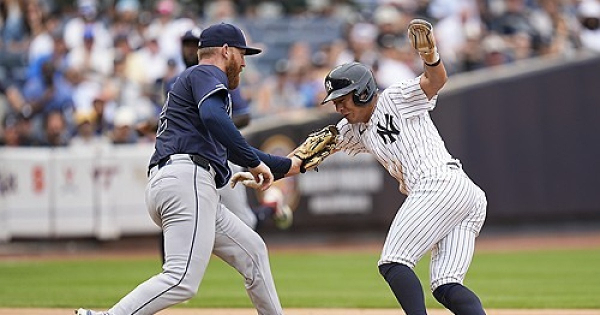 Rays Yankees Baseball