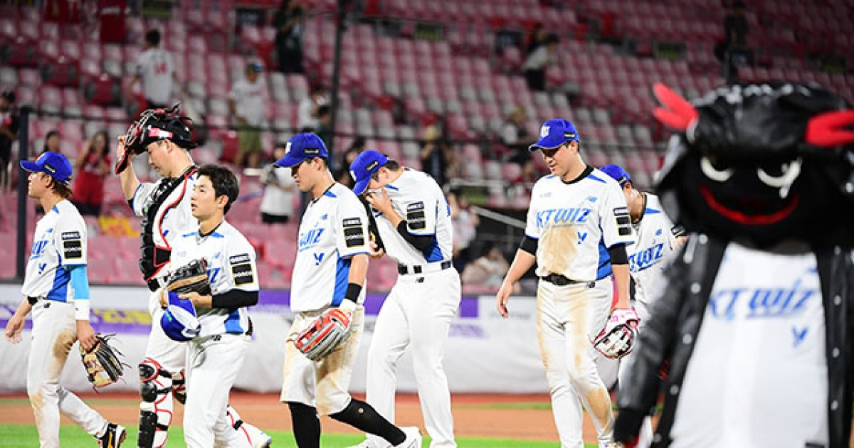 KT ‘SSG에 역전승 거두며 7위에서 공동 5위로 점프’ [MK포토]