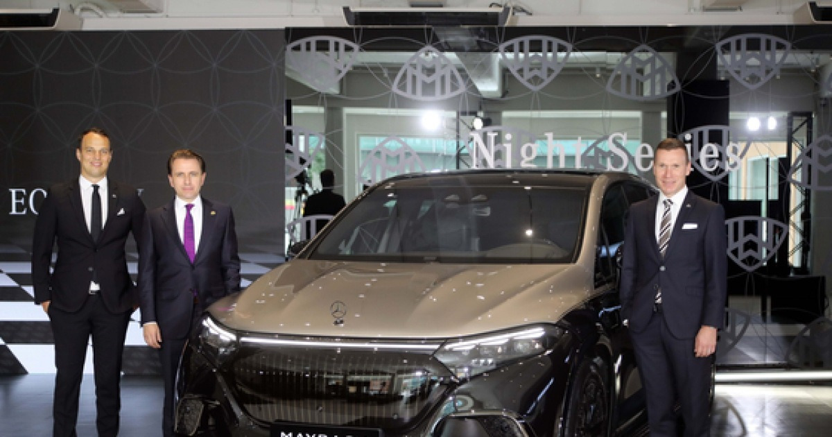 Maybach's all-electric EQS SUV arrives to energize Korea's car scene