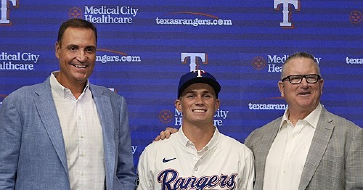 Rangers Moore Baseball