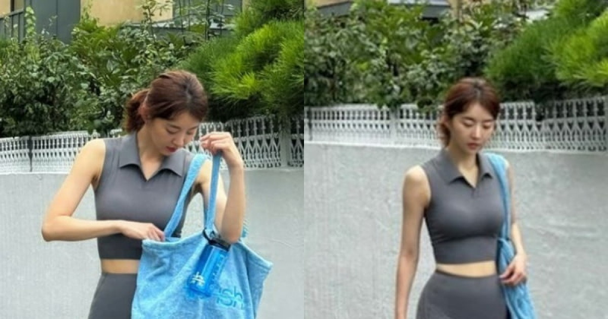 이렇게나 날씬한데…장희진, 폭염에도 '170cm 47kg' 유지하러 운동행