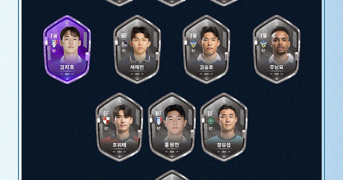 ‘2골 1도움’ 수원 김지호, K리그2 24R MVP