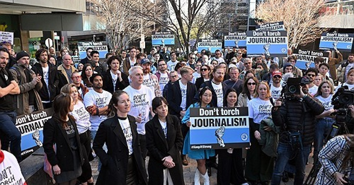 AUSTRALIA NINE PUBLISHING NEWSPAPERS STRIKE