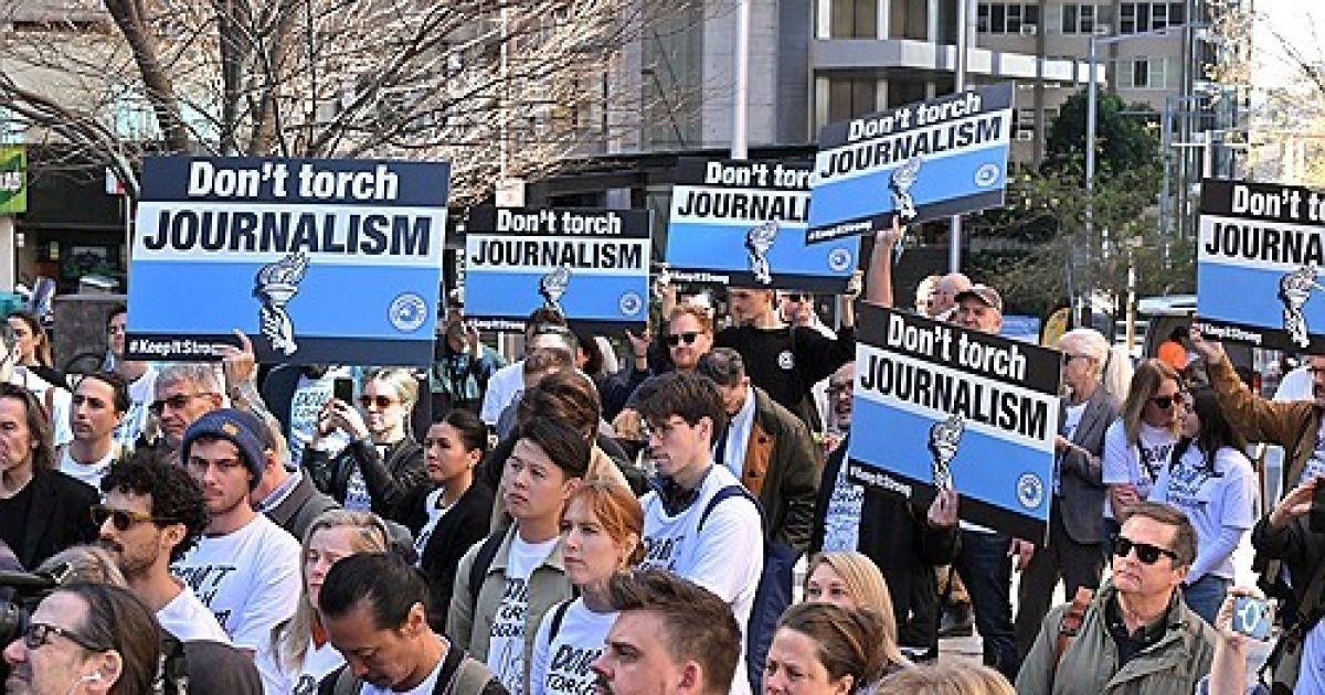AUSTRALIA NINE PUBLISHING NEWSPAPERS STRIKE