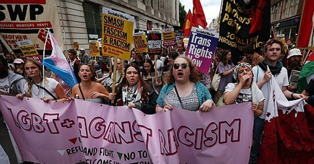 BRITAIN ANTI RACISM PROTEST