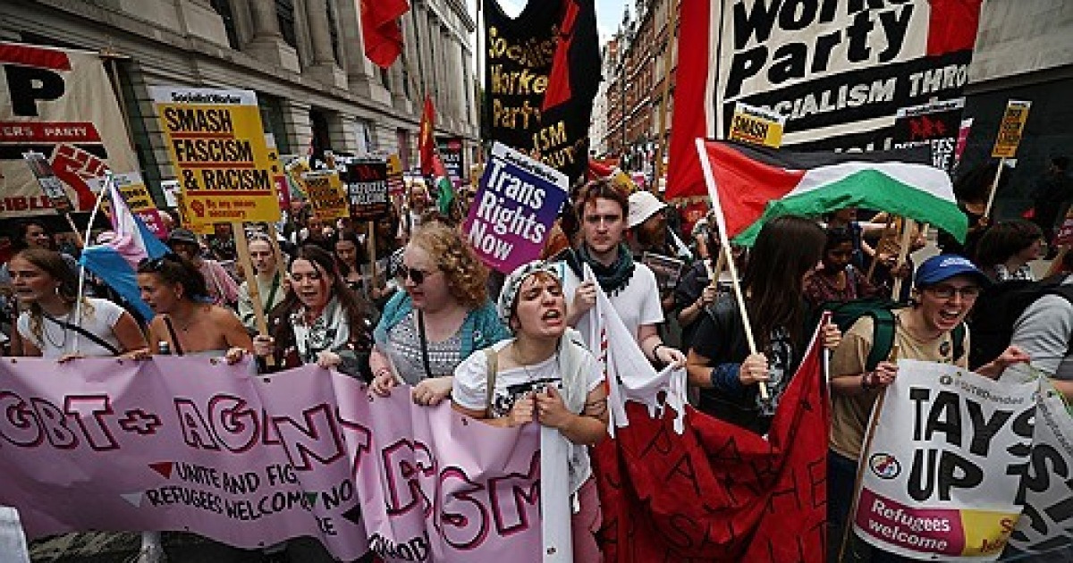 BRITAIN ANTI RACISM PROTEST