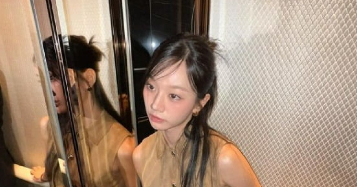 '166cm·54kg' 혜리, 탄수화물 끊더니 말라도 너무 말랐네…슬렌더 몸매 과시