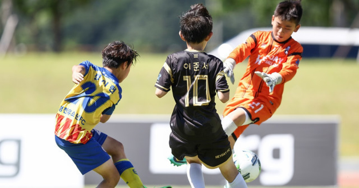 [b11 현장] 정시현 결승골… 영천유소년FC, 2024 영덕 풋볼 페스타 섬머리그 4학년부 우승