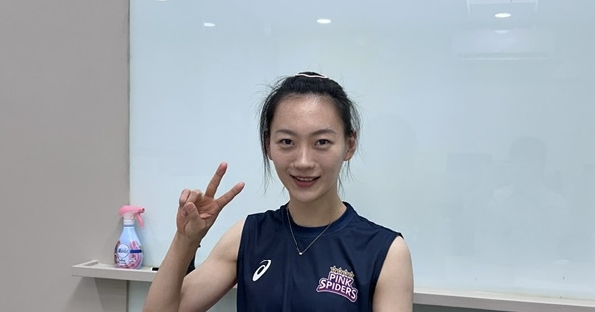 “루이레이요? 성격이 너무 좋아요” 한국어 공부도 열중, 흥국생명 동료들 기대 만발…中 196cm MB의 설레는 도전 [MK용인]