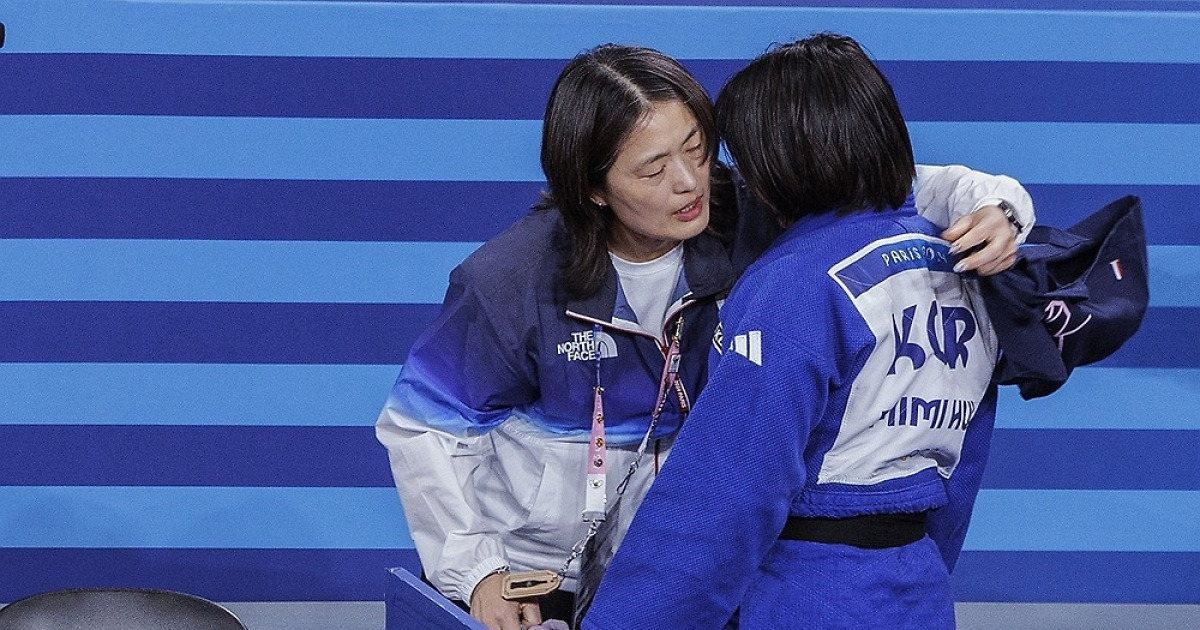 허미미 '억울한' 반칙패…유도 여자 57kg급 허탈한 은메달 [2024 파리]