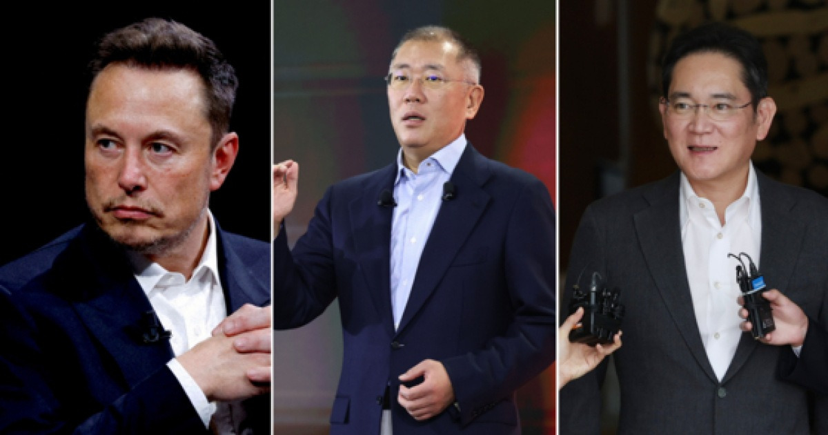 Tesla CEO Elon Musk to meet Samsung's Lee and Hyundai's Chung in Paris ...