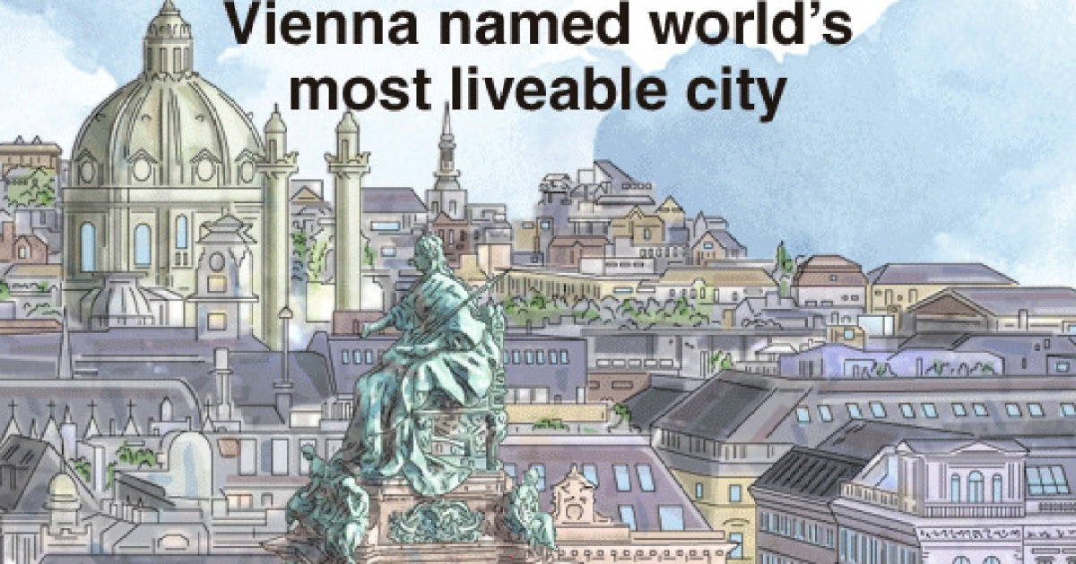 [Graphic News] Vienna named world’s most liveable city
