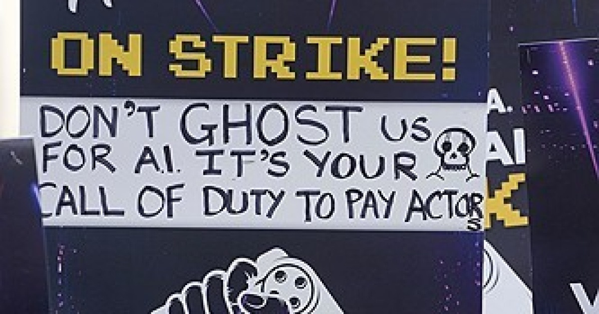 SAG-AFTRA Video Game Strike Kick-Off Picket