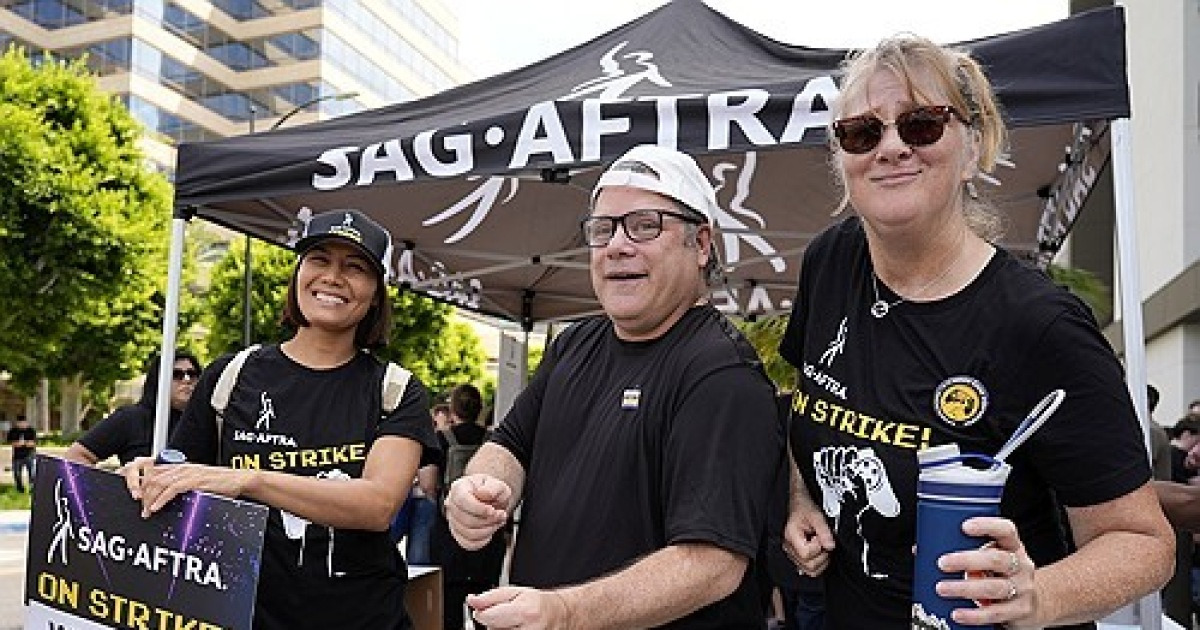 SAG-AFTRA Video Game Strike Kick-Off Picket