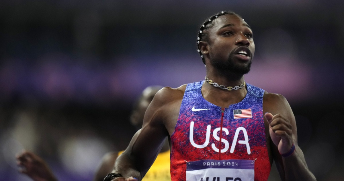 0.005초가 남자 100m 희비 갈랐다…라일스, 20년 만에 美 챔피언 등극 [2024 파리]