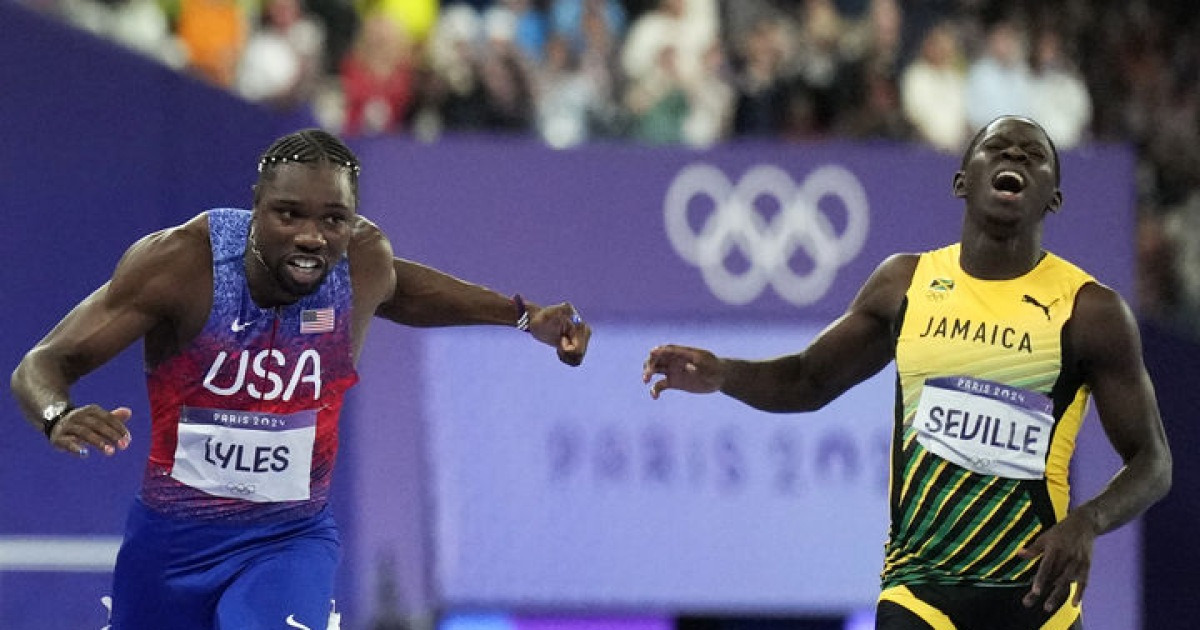 0.005초 차이 때문에…美 NBC, 육상 100m서 우승자 잘못 호명[파리 2024]