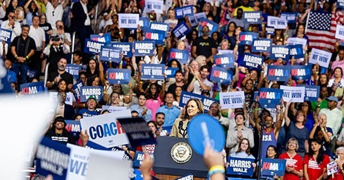 USA ELECTION PARTIES HARRIS WALZ