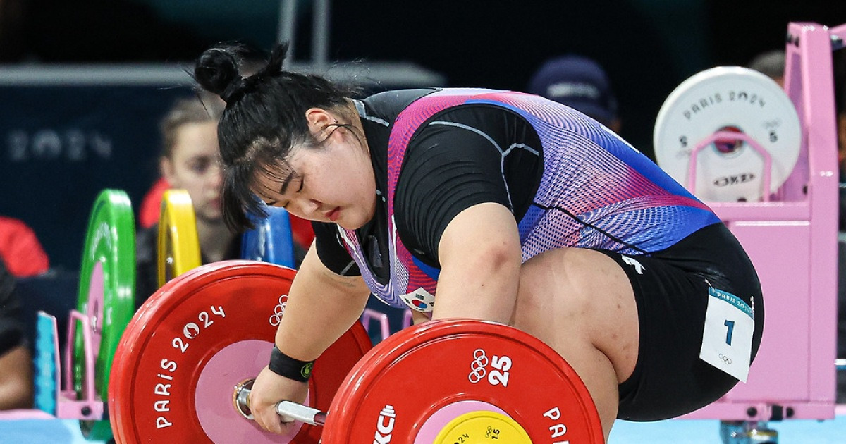 박혜정 '인상 123kg 1차시기 도전'