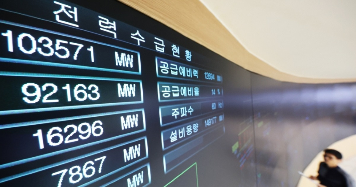 폭염 속 13일 전력 역사상 최대수요 94.6GW..3번째 경신