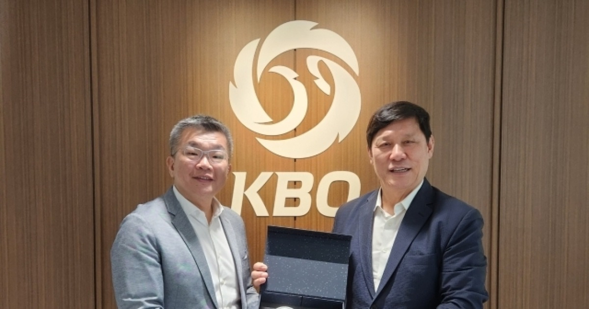 치창 사이 CPBL 총재-KBO 허구연 총재, 대만 피치클락 & 韓 ABS 운영 노하우 공유