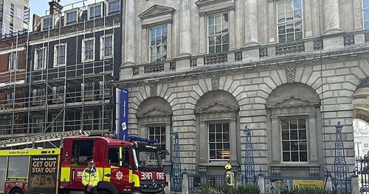 Britain Somerset House Fire