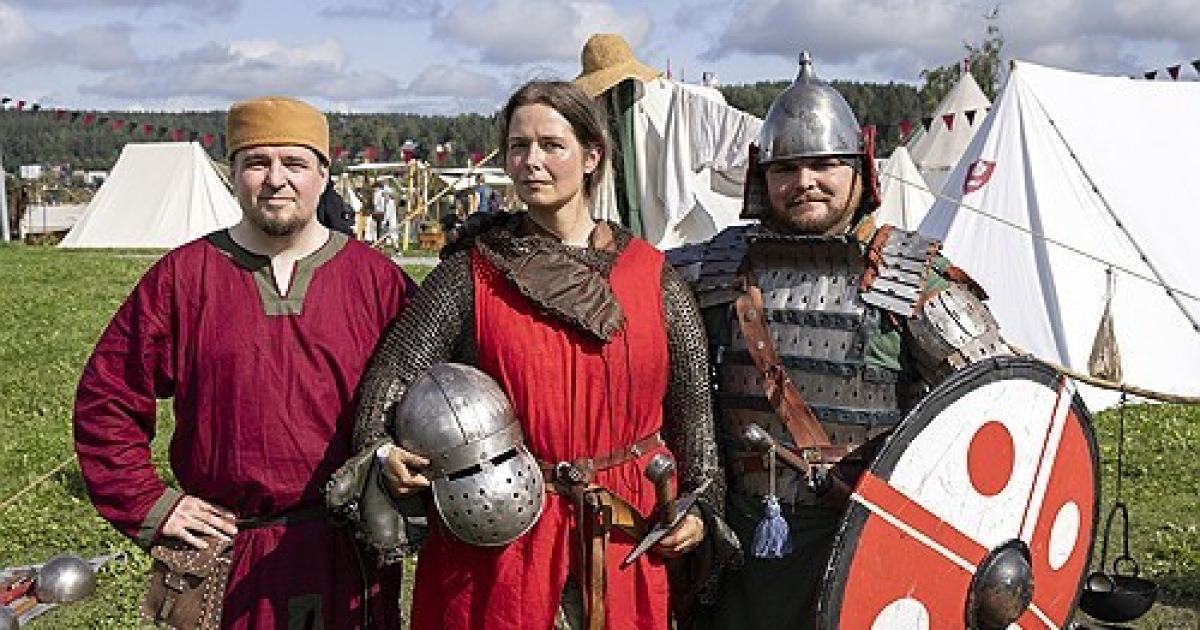 FINLAND-HAMEENLINNA-MEDIEVAL FESTIVAL-REENACTORS