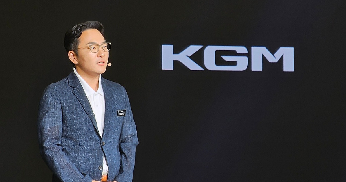 KGM, 쿠페형 SUV 액티언 출시… 곽정현 부문장 공식석상 데뷔