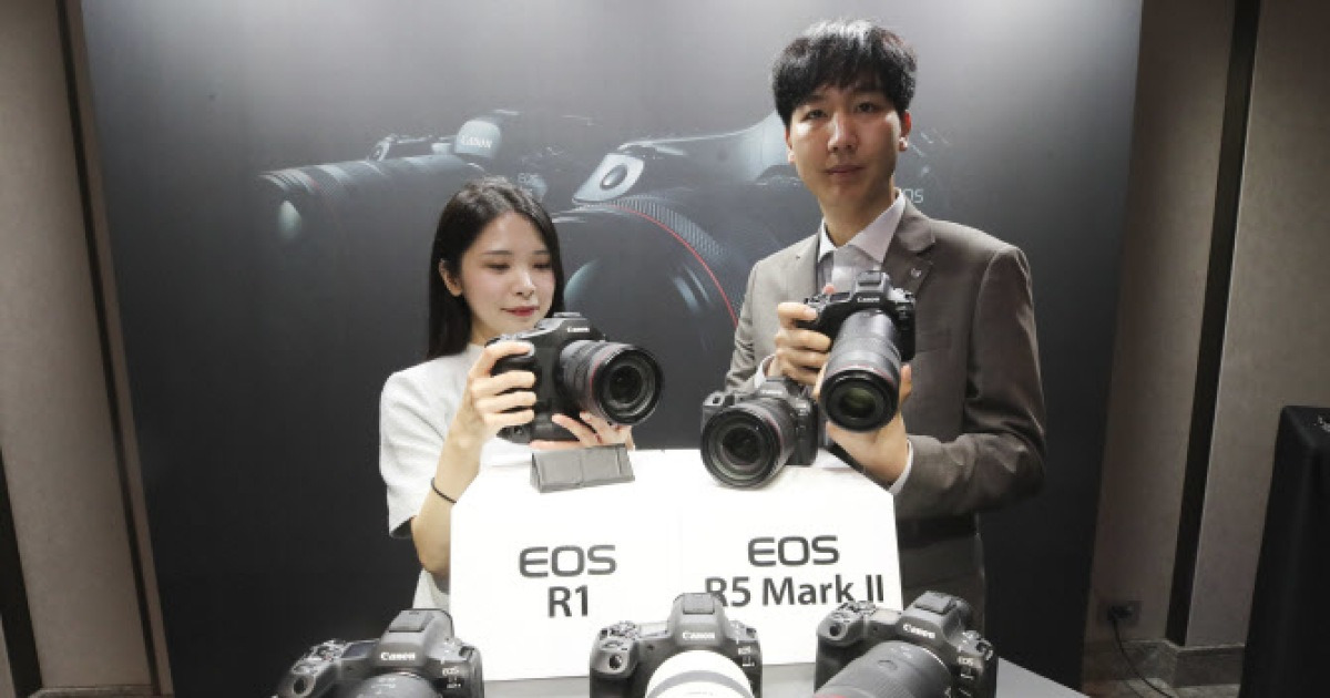 [포토]EOS R1 및 EOS R5 Mark II 정식 발표