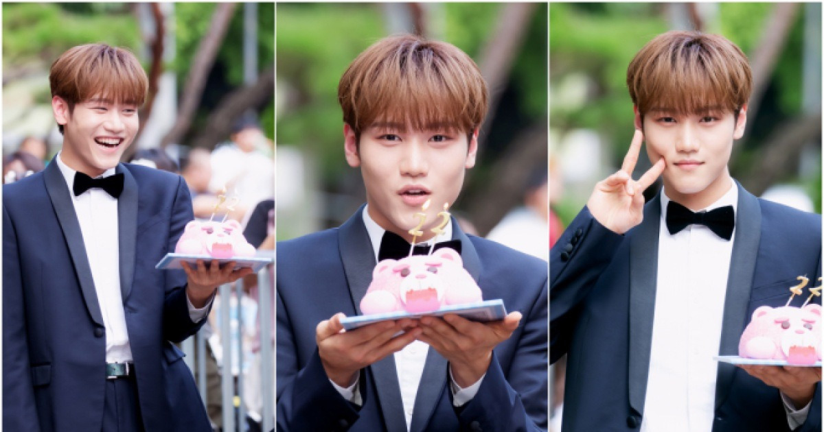 '케익&단독포토타임까지' MCND 민재, 잊지 못할 22번째 생일
