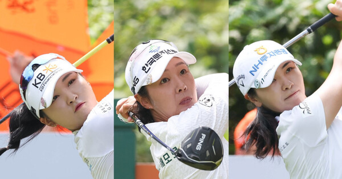 이예원·박지영·이가영, 한화클래식 챔피언조 우승 경쟁 [KLPGA 메이저]
