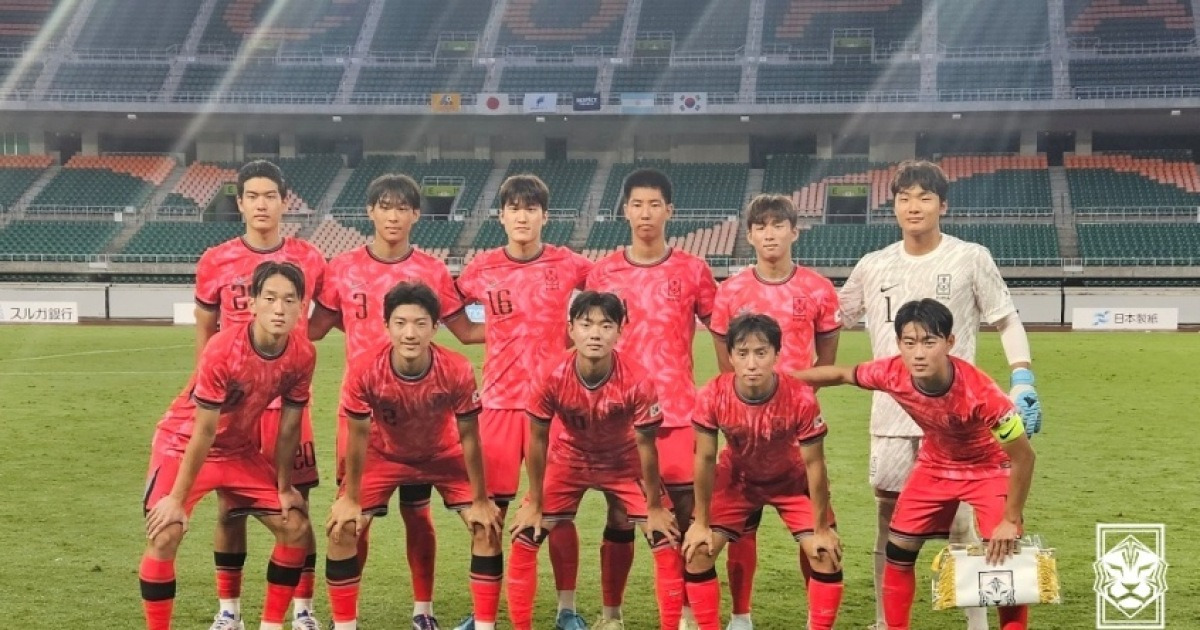 U18 축구대표팀, SBS컵 3차전서 시즈오카에 0-1 패…2무1패로 마무리