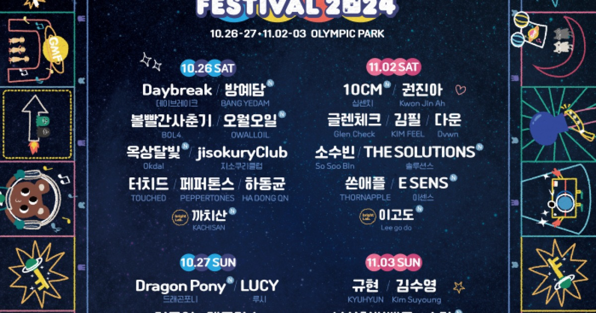 GMF2024, 2차 라인업 발표