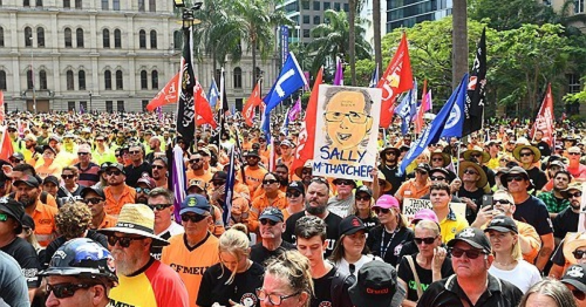 AUSTRALIA CFMEU RALLY