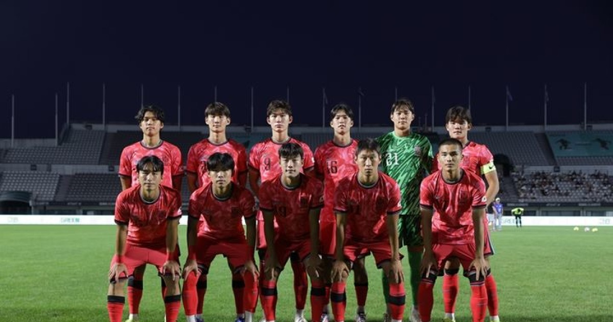 한국 U-19 대표팀, EOU컵 1차전서 태국에 4-1 승리